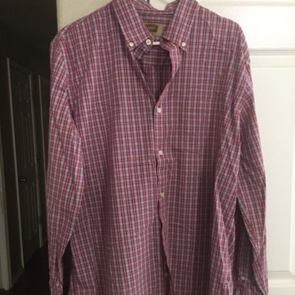 The Foundry Supply Co. | Shirts | Mens Thefoundry Redblue Checkered ...